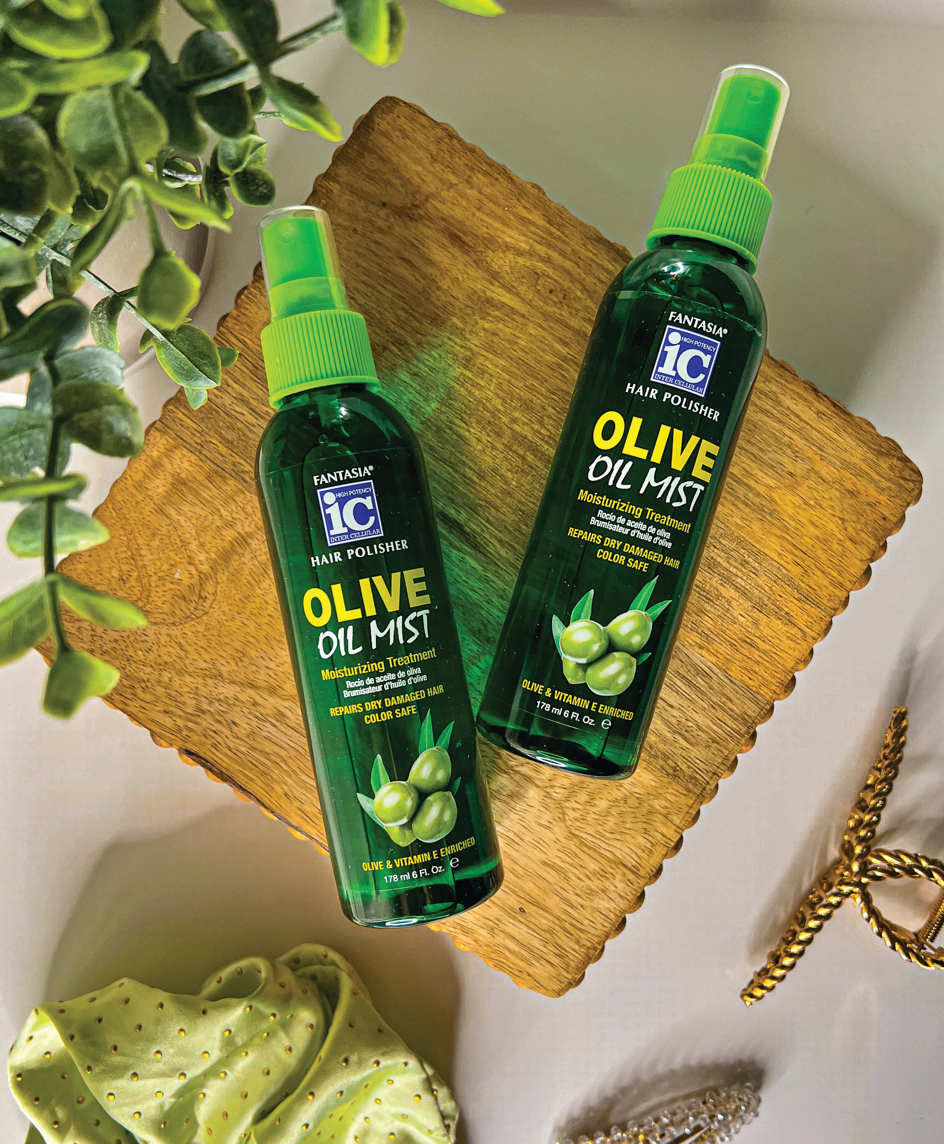 OLIVE OIL MIST. NEW! 6 oz. – Fantasia Hair Care Industries