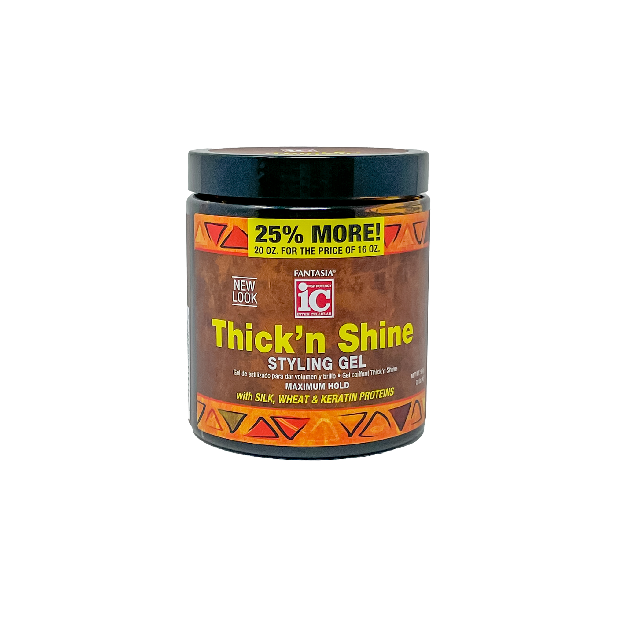 New Look & Size Thick ‘n Shine ‣ Styling Gel 20 oz. – Fantasia Hair ...